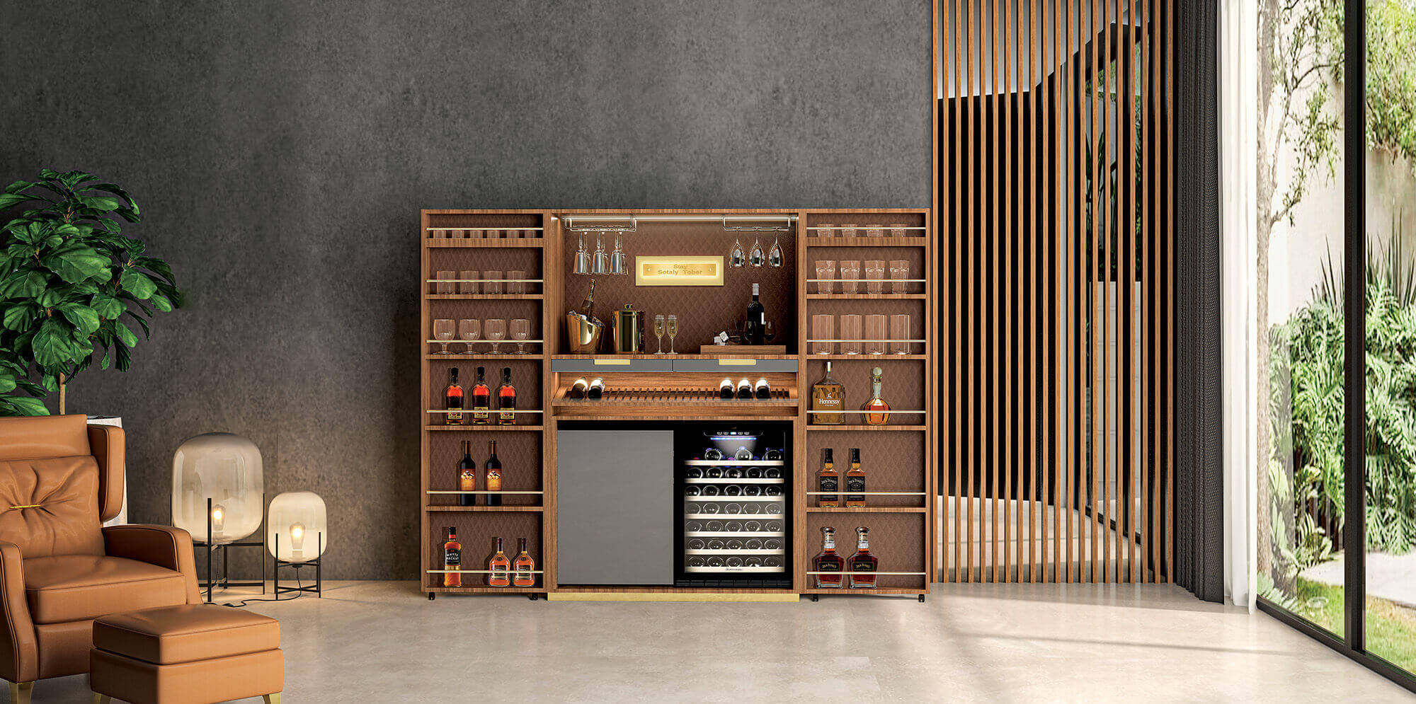 Shop Home Bar Unit 1 Elegance Collection from Stanley Level Next