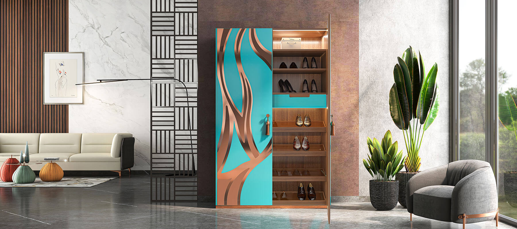 Shop Allure Shoe Unit Luxoline Collection from Stanley Level Next