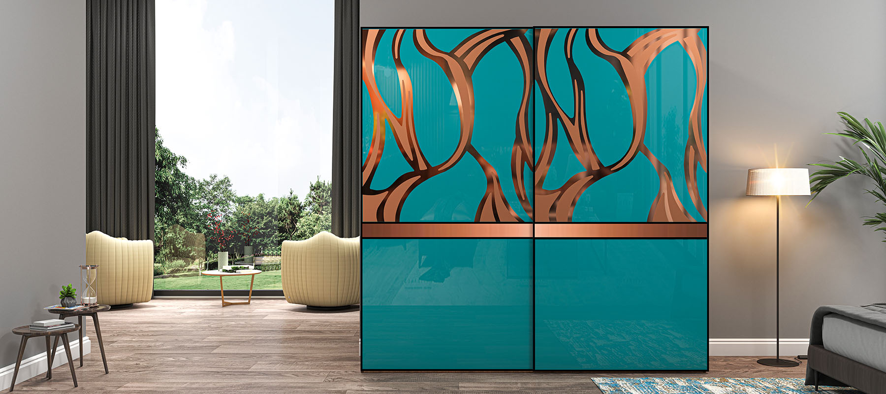 Shop Allure Sliding Wardrobe Luxoline Collection from Stanley Level Next