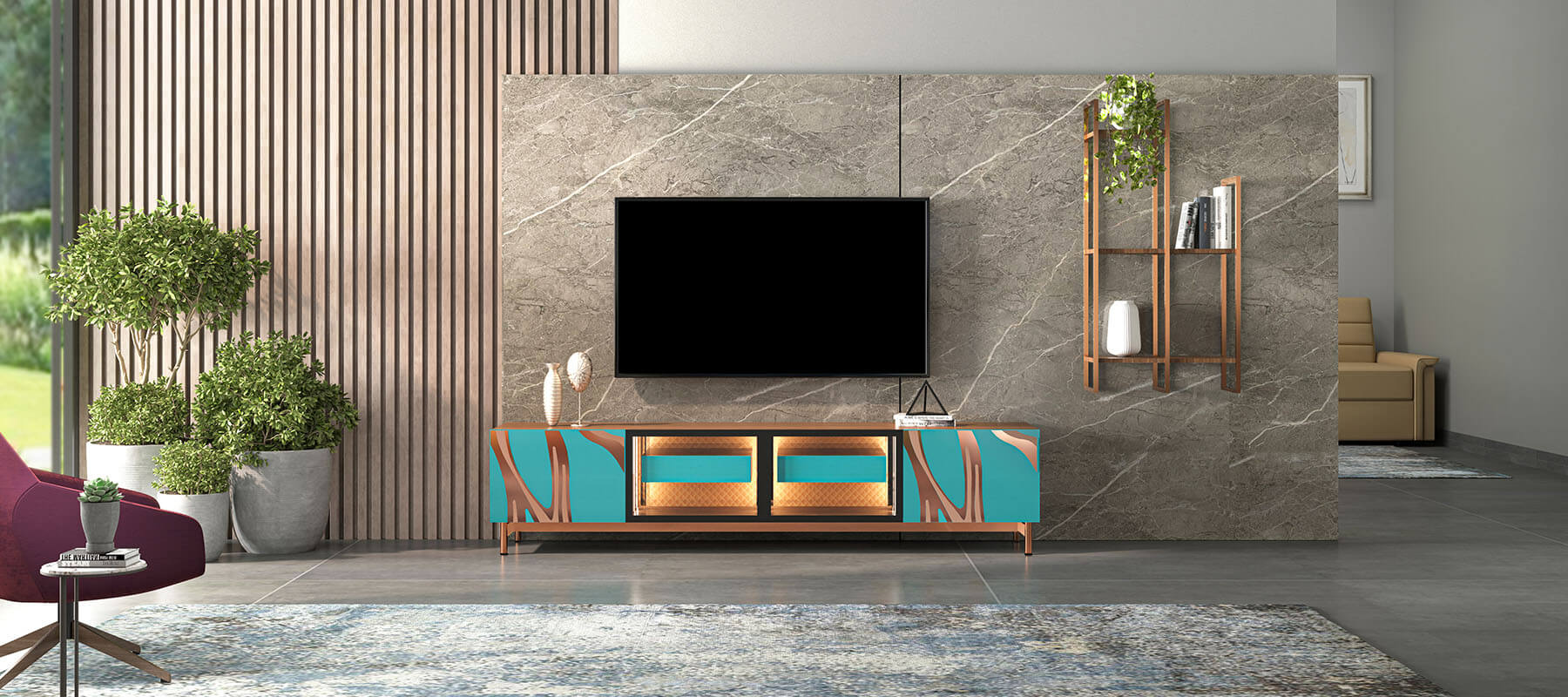 Shop Allure TV Unit Luxoline Collection from Stanley Level Next