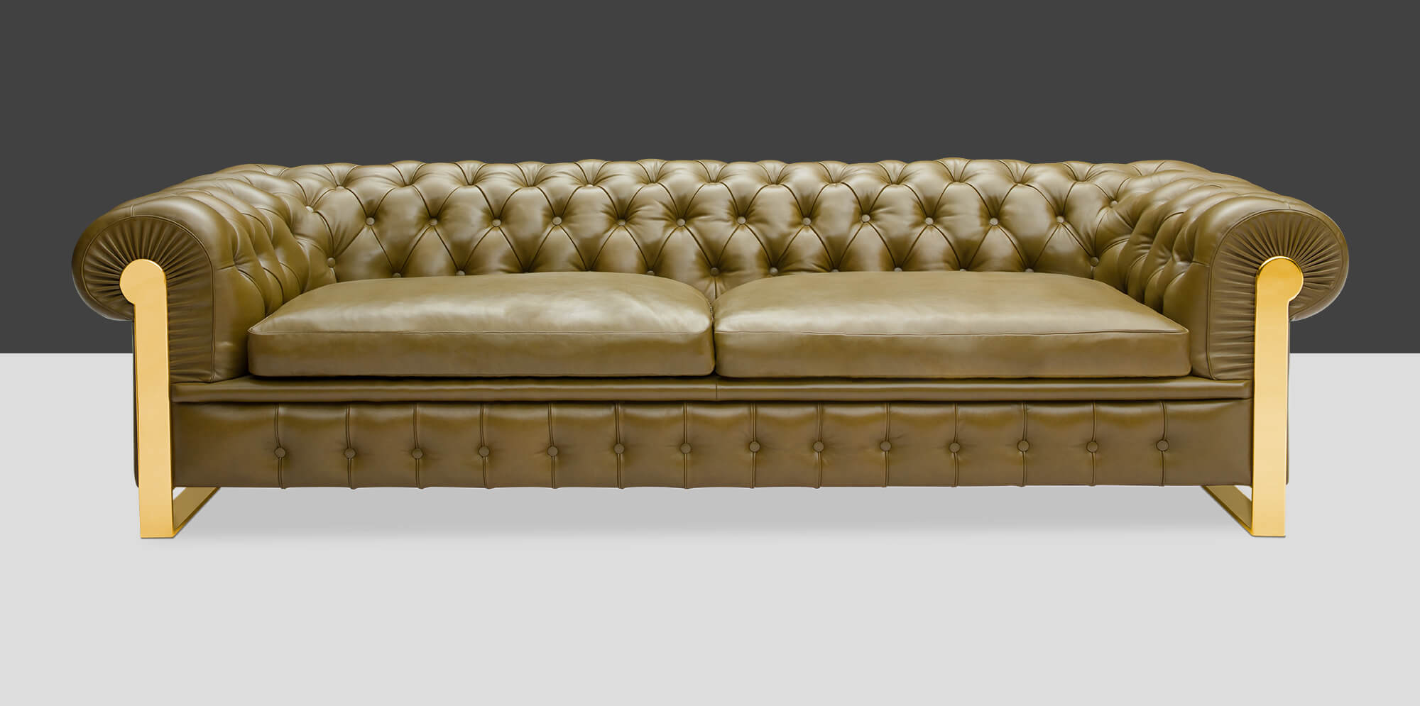 Stanley leather sofa store